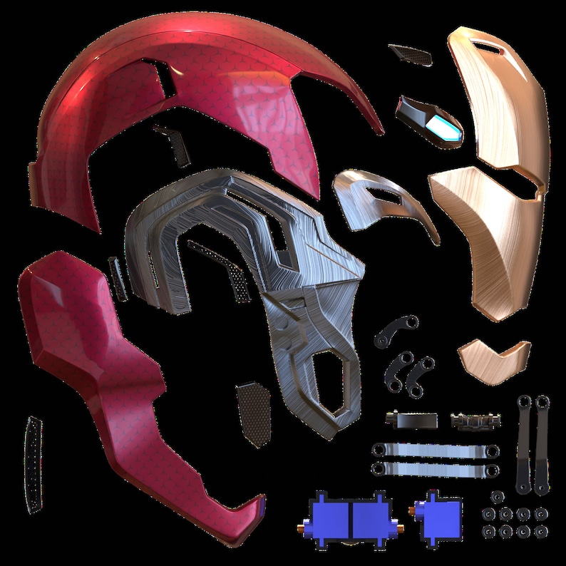 Ironman Mark 80 V3 Helmet 3D Printable Model With Interior Details - Etsy