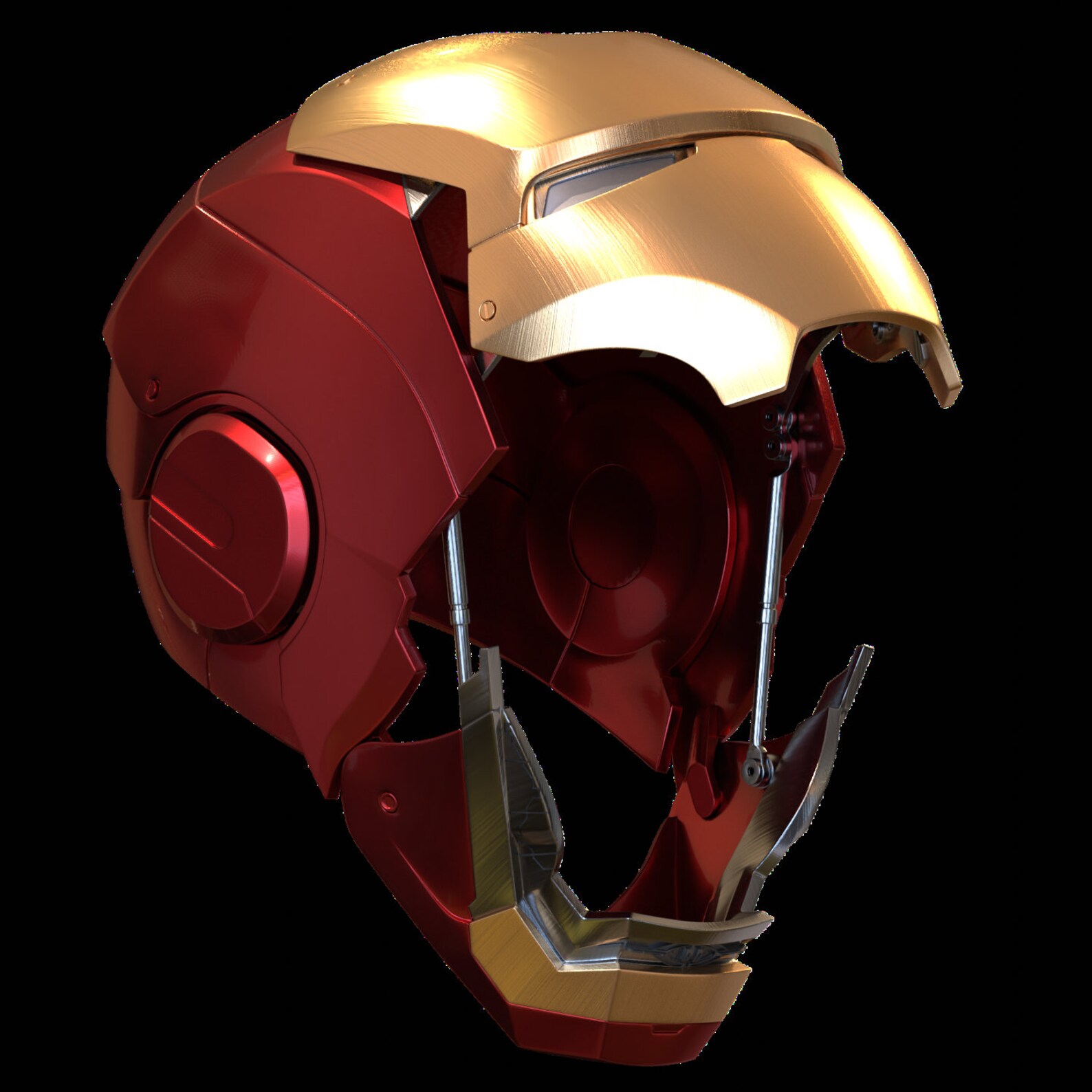 Ironman Mark 45B Helmet 3D Printable Model With Interior - Etsy