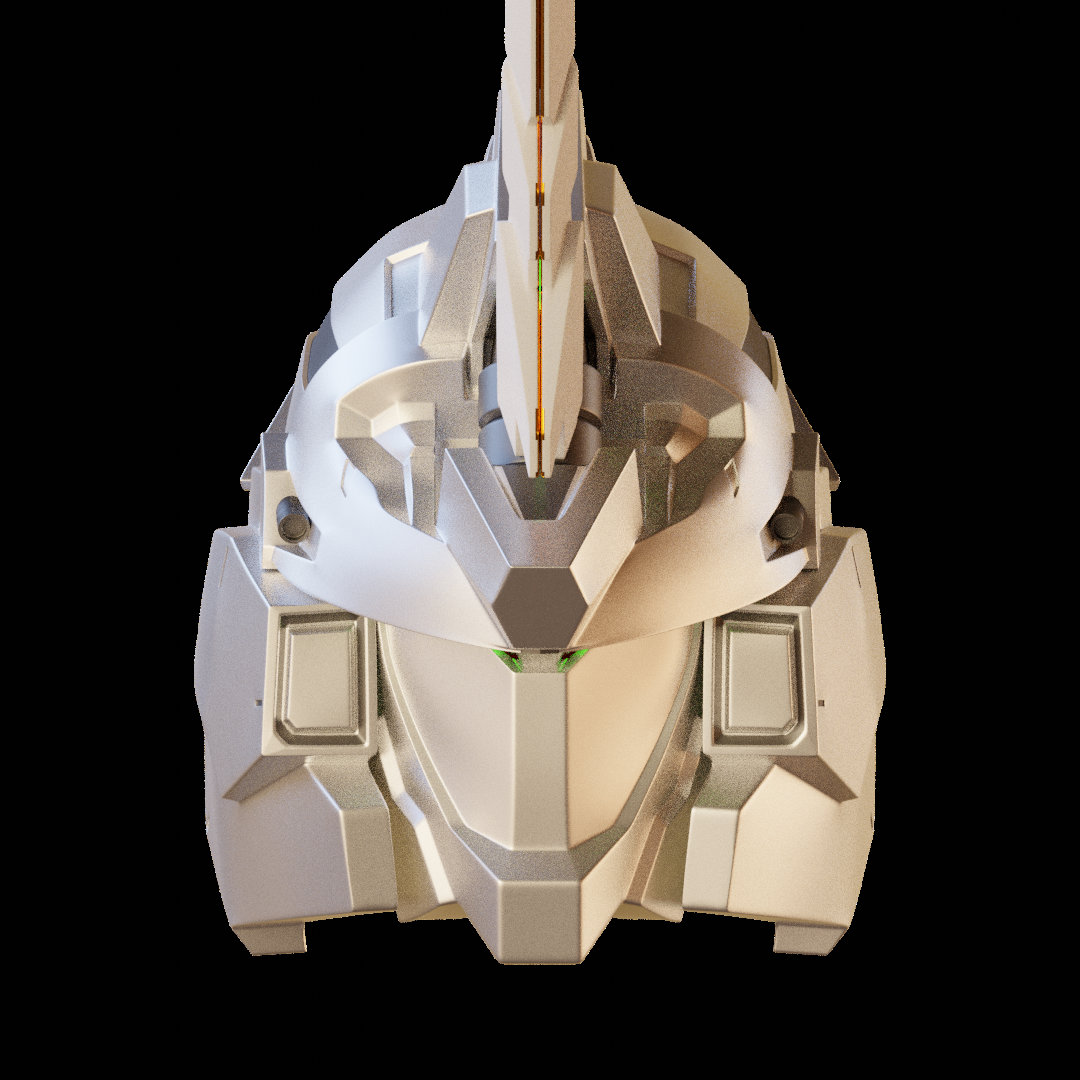 Gundam RX-0 Unicorn Helmet 3D Model - Etsy Canada