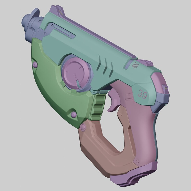 Overwatch 2 Tracer Pulse Pistol Prop 3D Model - Etsy