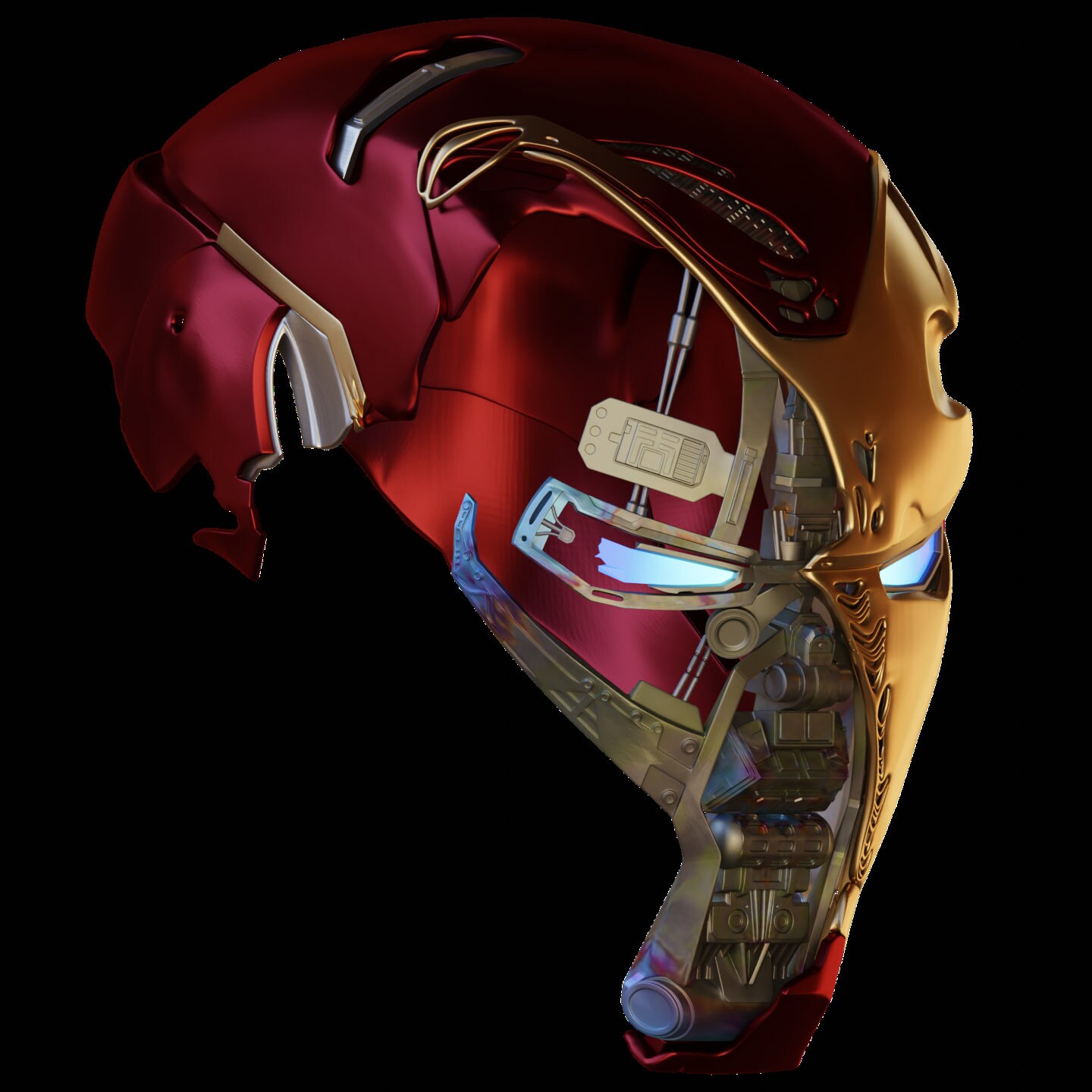 Battle Damaged Mark 50 Helmet 3D Model - Etsy
