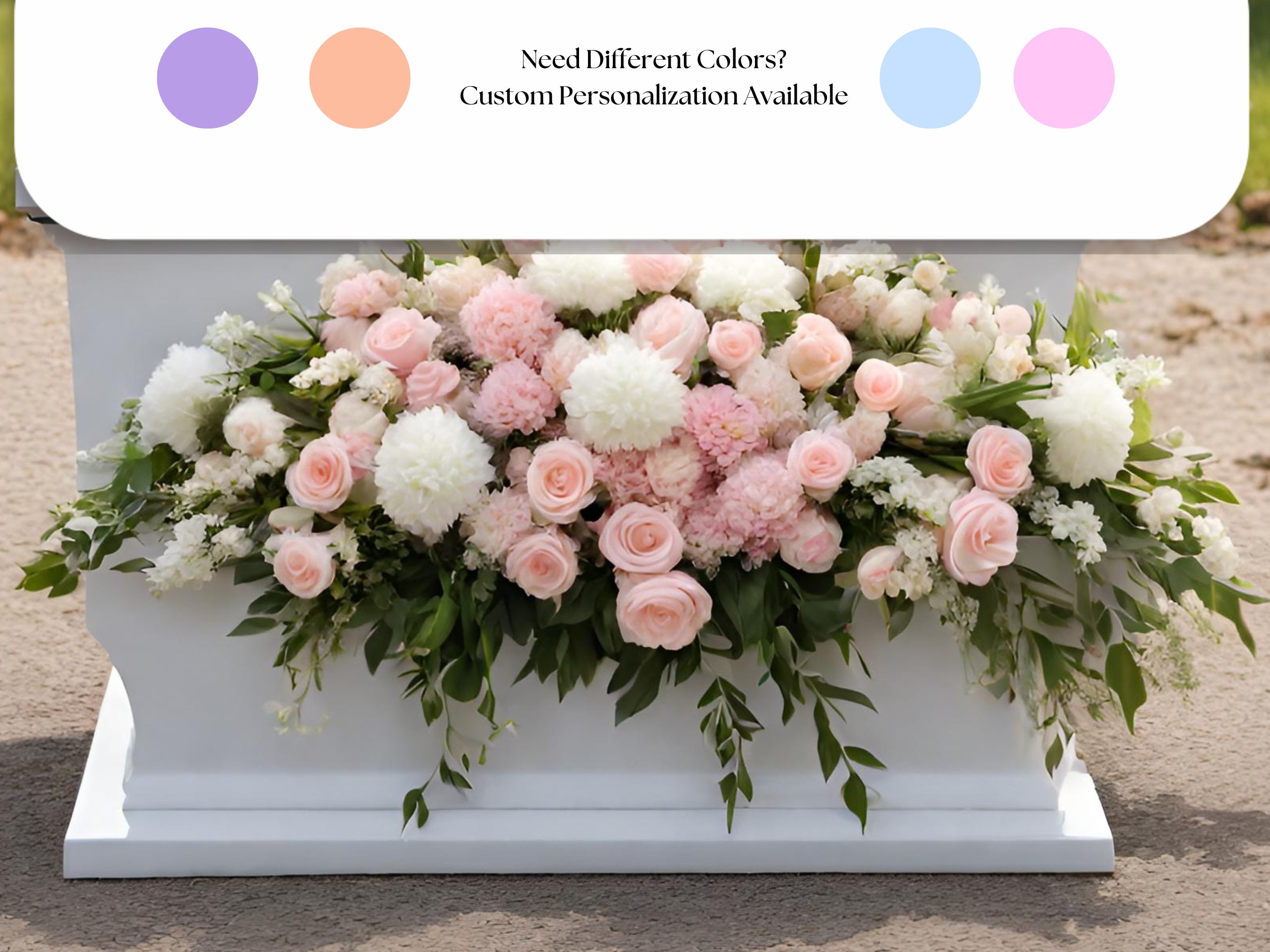 Personalized Memorial Flowers for Mom Custom Flowers for Headstone ...