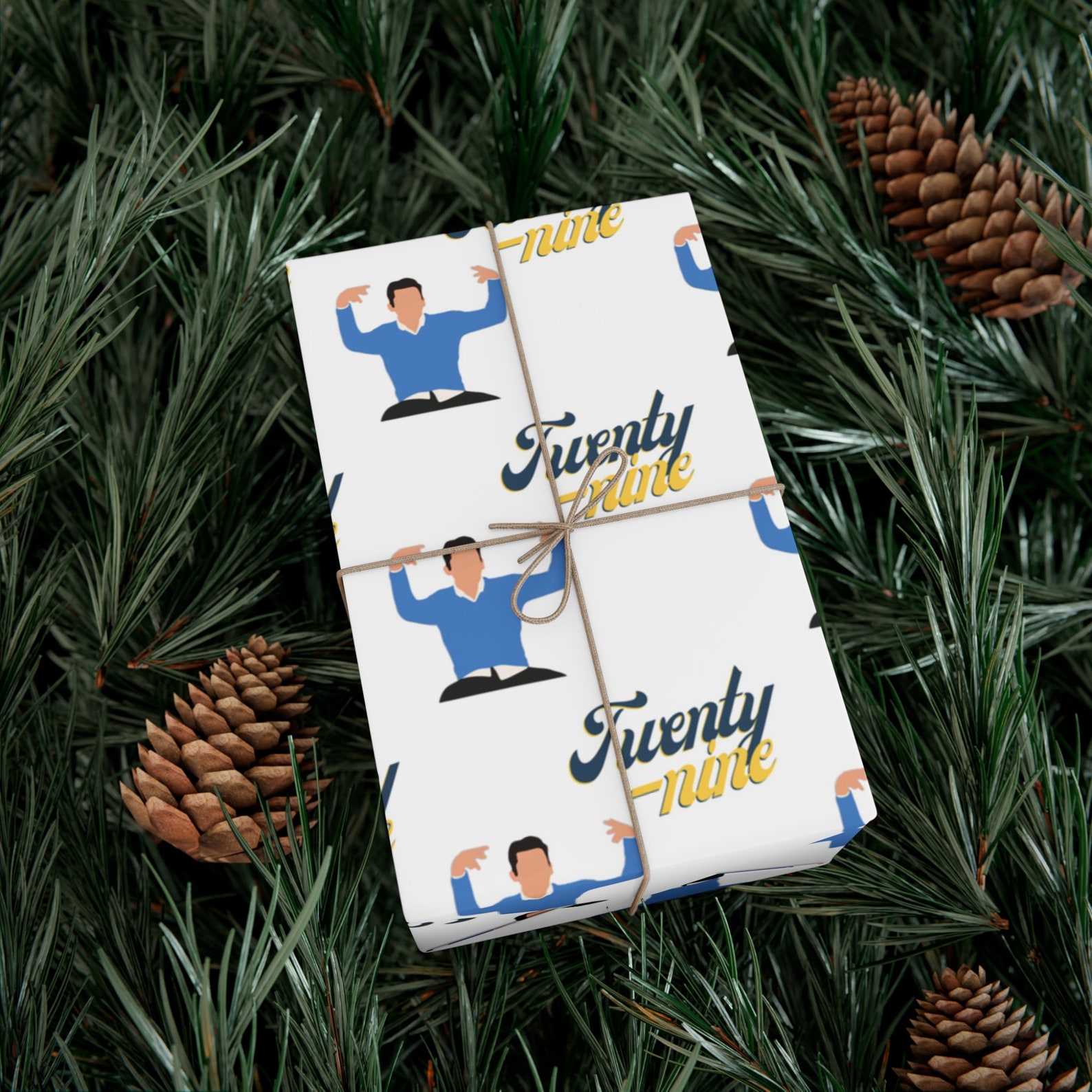 Schmidt 29 Birthday Gift Wrapping Paper New Girl TV Show Birthday ...