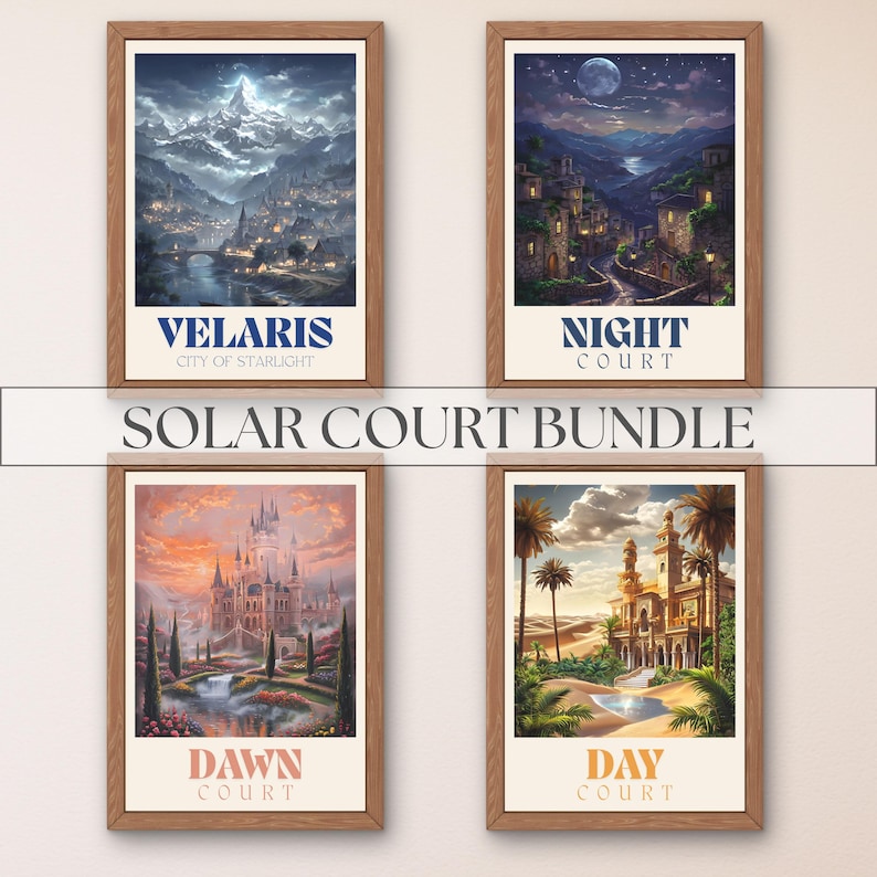ACOTAR Velaris City of Starlight Wall Art Digital Download Bundle Court ...