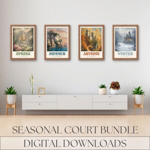 ACOTAR Spring Court Wall Art Digital Download Bundle A Court of Thorns ...