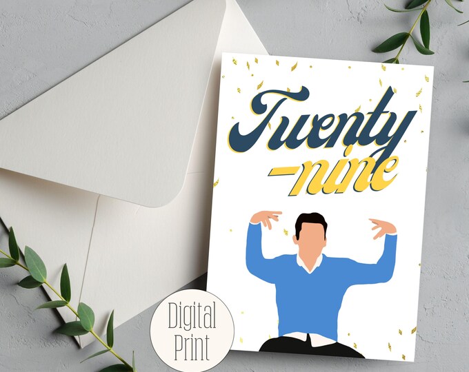 29 Schmidt Birthday Card, New Girl, TV Show, Digital Download - Etsy