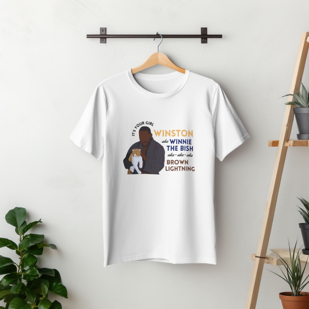 New Girl Winston Bishop Aka Winnie the Bish Shirt, Brown Lightning Cozy ...