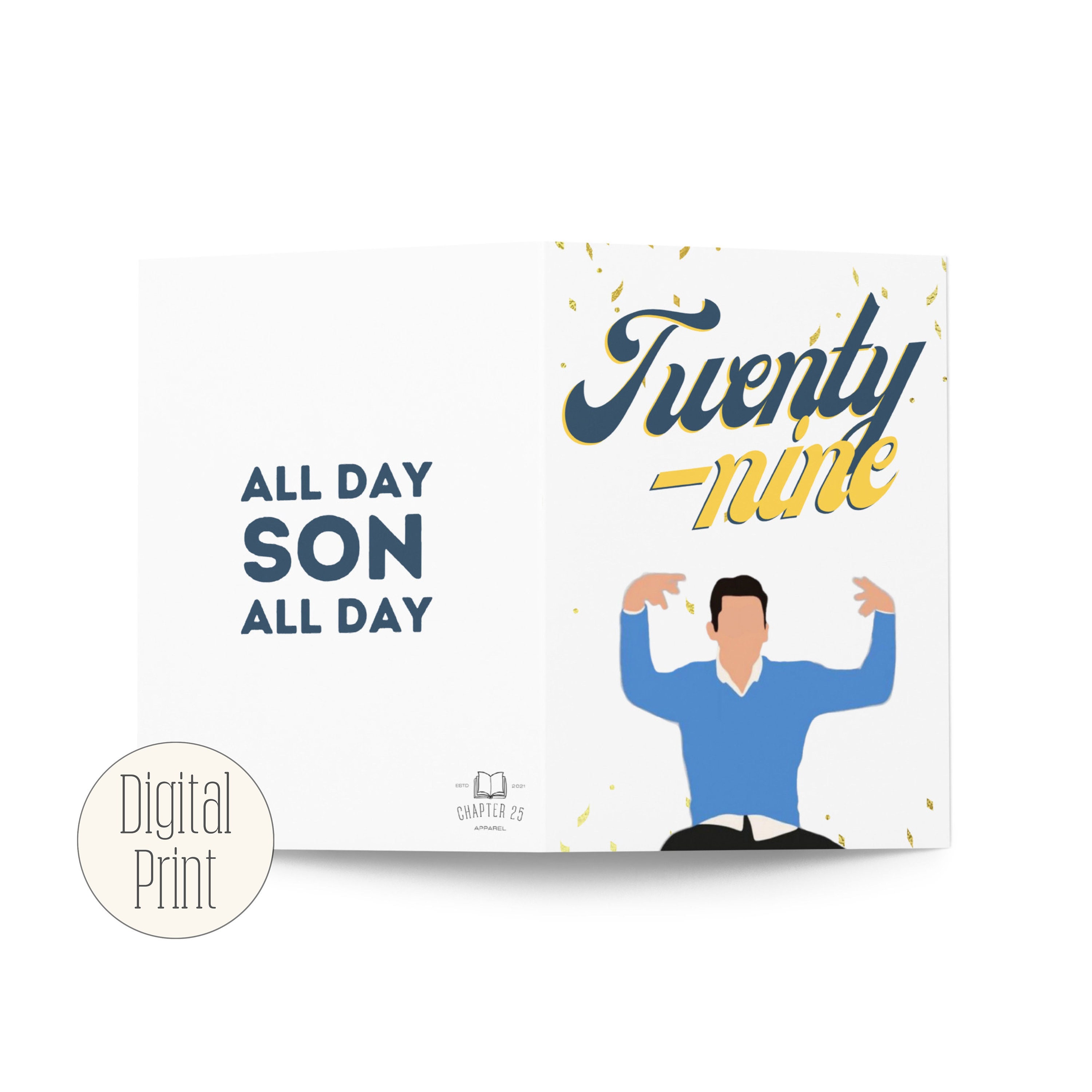 New Girl Schmidt 29 Birthday Card Digital Download Print Twenty-nine ...