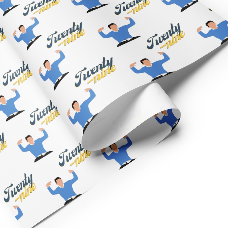 Schmidt 29 Birthday Gift Wrapping Paper | New Girl TV Show Birthday ...