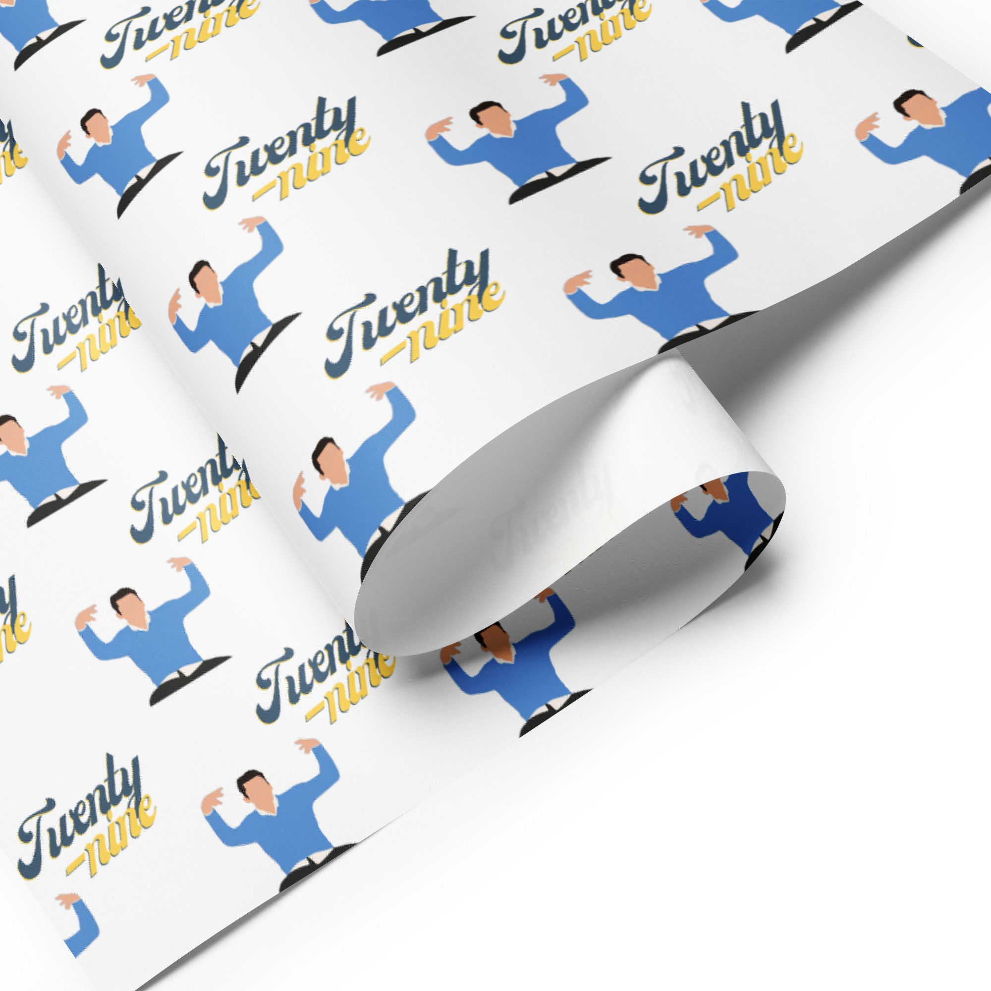 Schmidt 29 Birthday Gift Wrapping Paper New Girl TV Show Christmas ...