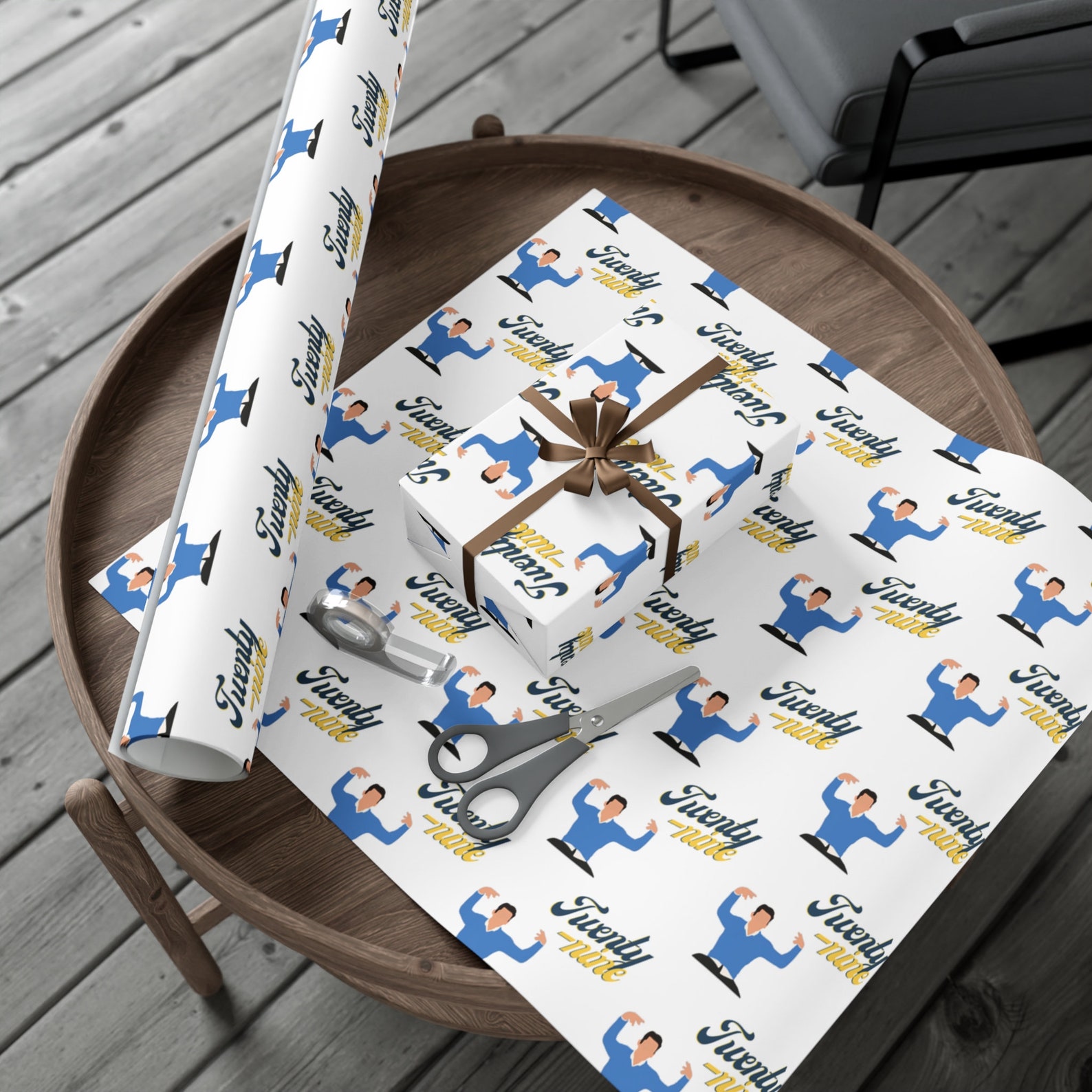Schmidt 29 Birthday Gift Wrapping Paper | New Girl TV Show Birthday ...