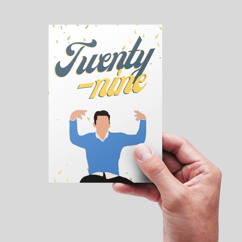 New Girl Schmidt 29 Birthday Card Digital Download Print Twenty-nine ...