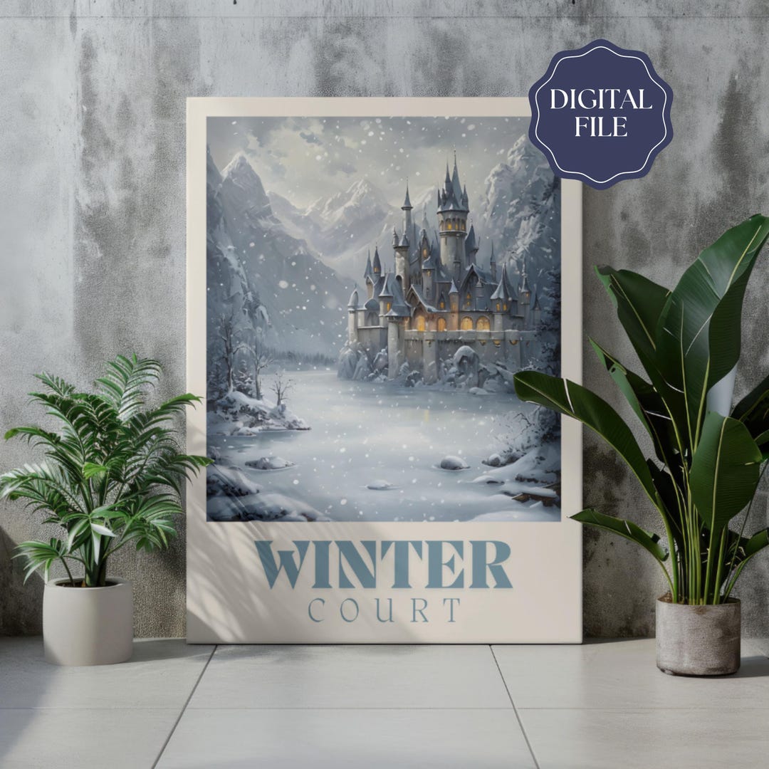 ACOTAR Winter Court Wall Art Digital Download Bundle A Court of Thorns ...