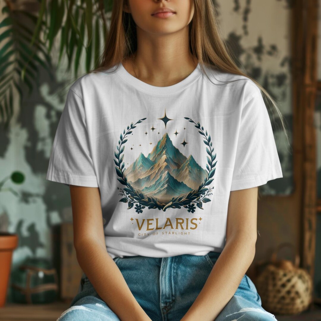 ACOTAR Velaris City of Starlight Insignia Shirt, A Court of Thorns and ...