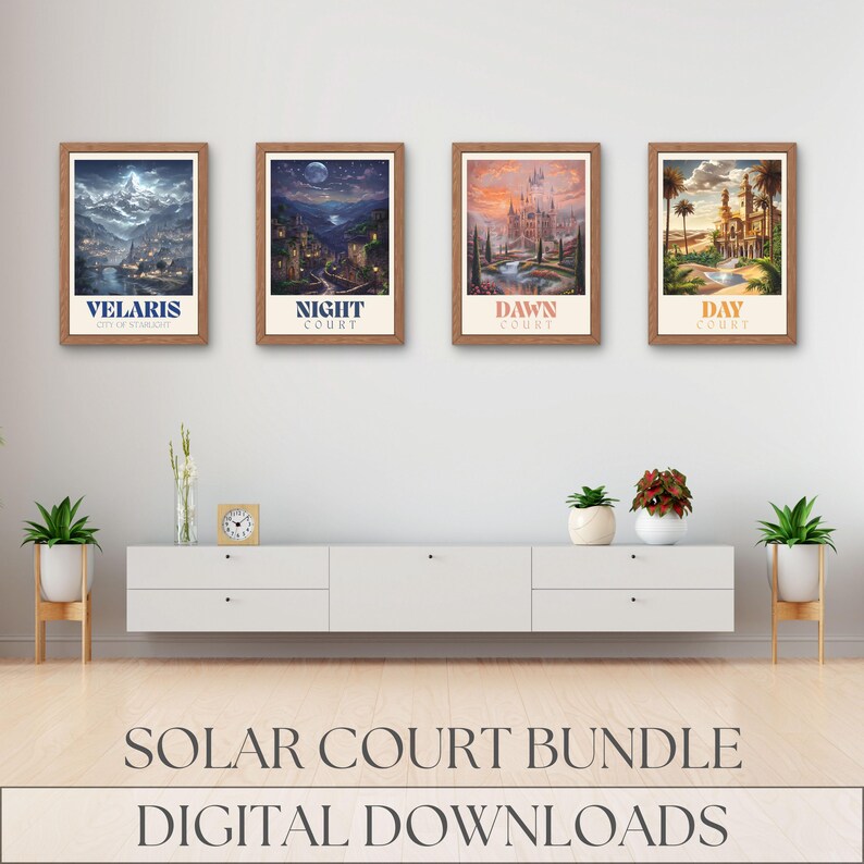 ACOTAR Velaris City of Starlight Wall Art Digital Download Bundle Court ...