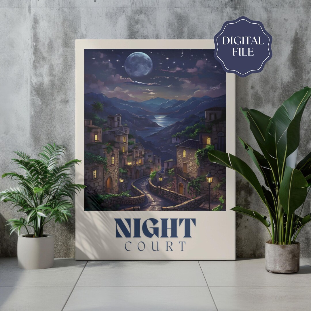 ACOTAR Night Court Wall Art Digital Download Bundle Court of Thorns and ...