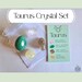 Taurus Zodiac Crystal Set: Rose Quartz, Aventurine, Smoky Quartz ...