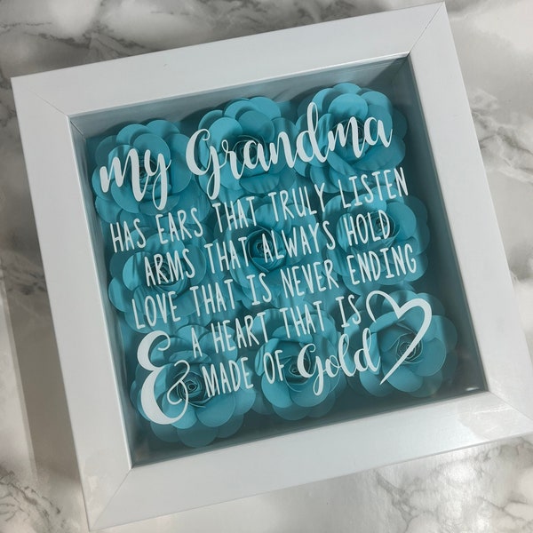 Shadow Box Mothers Day Grandma - Etsy