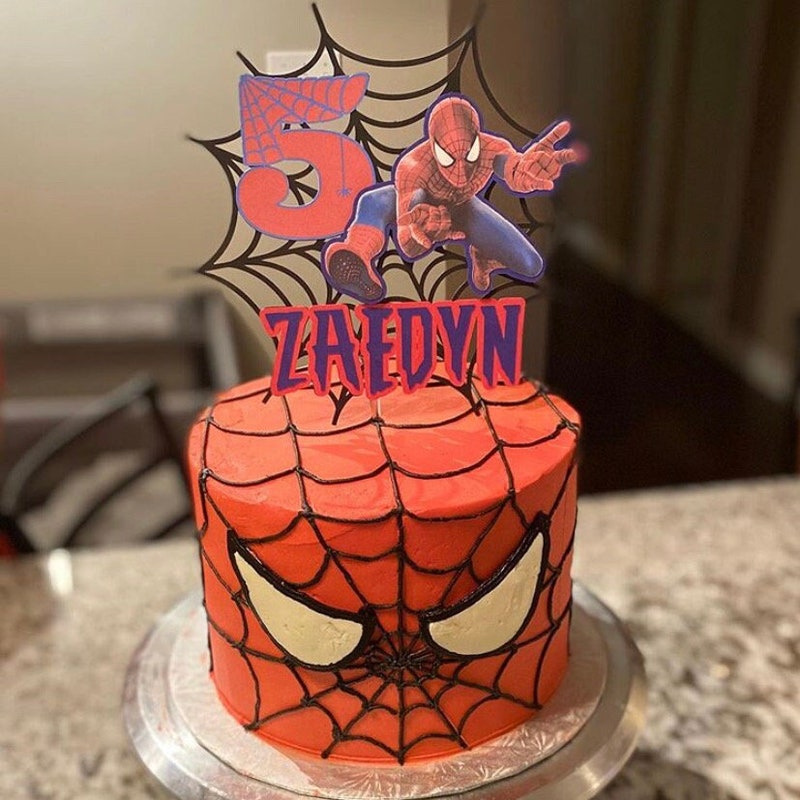 Spiderman Spider Topper - Etsy