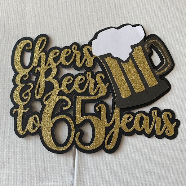 Beer Cake Topper - Etsy