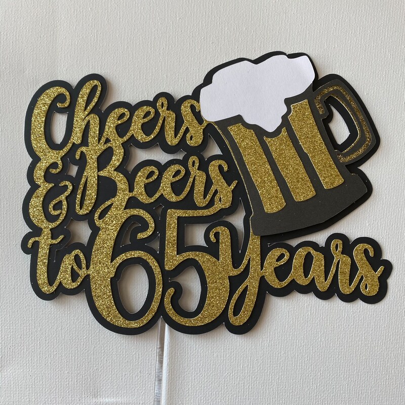 Beer Cake Topper - Etsy