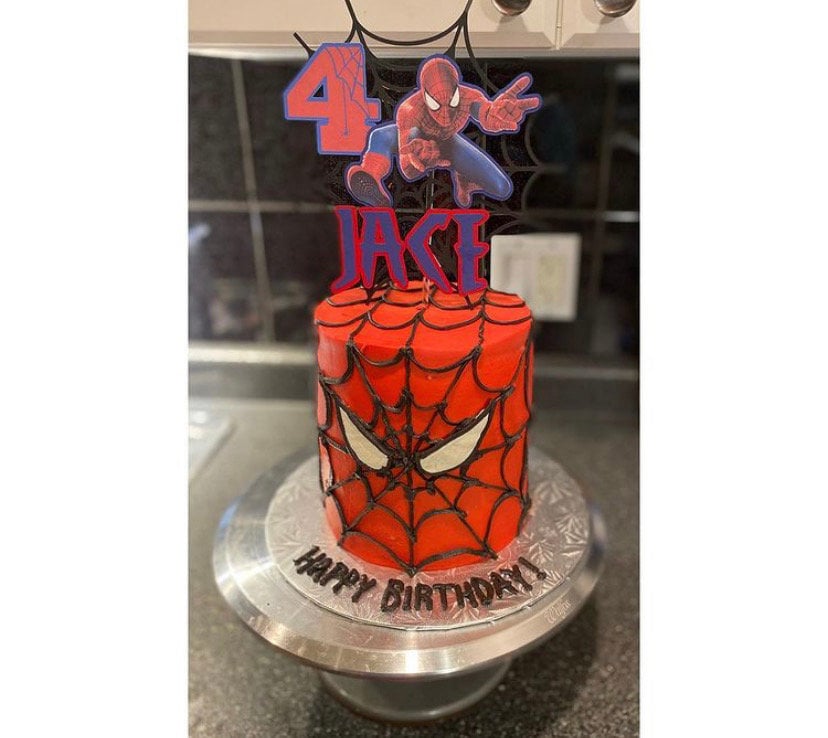 Personalized Cake Topper Spider-man Inspired Cake Topper Spider-man ...
