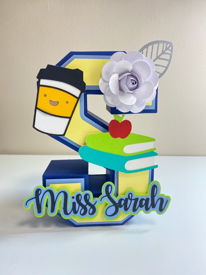 Teacher 3D Letters 3D Letters Teacher Gifts Back to School - Etsy