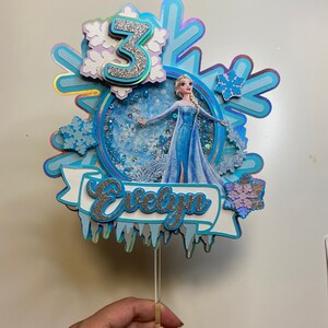 Personalized Cake Topper | Frozen Elsa Birthday Party | Inspired by ...