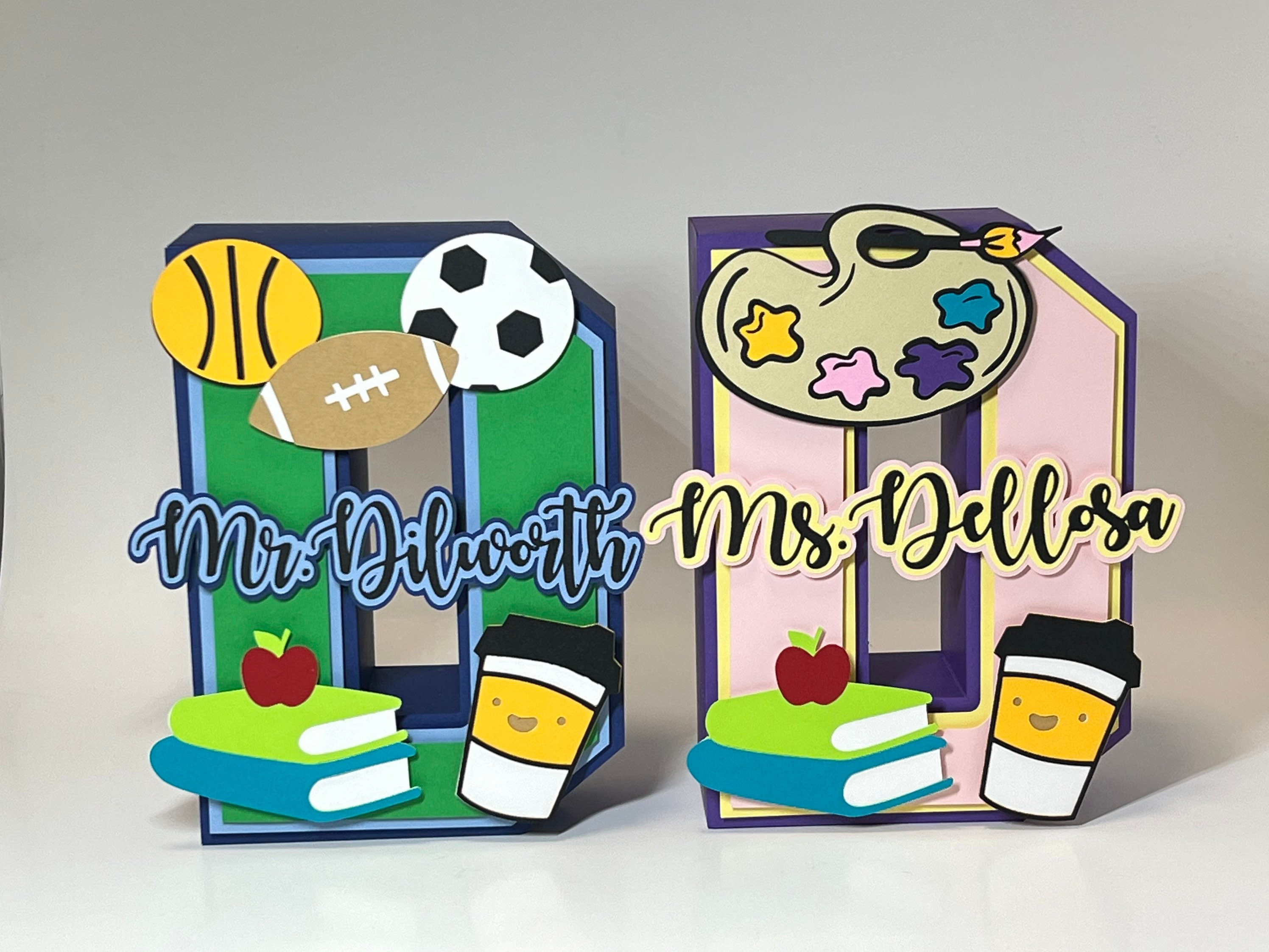 Teacher 3D Letters 3D Letters Teacher Gifts Back to School - Etsy Canada
