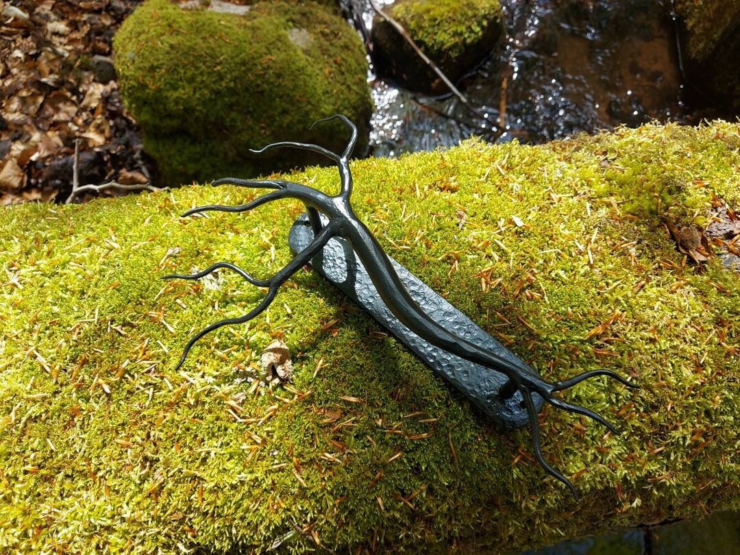 Hand Forged Tree Door Handle - Etsy