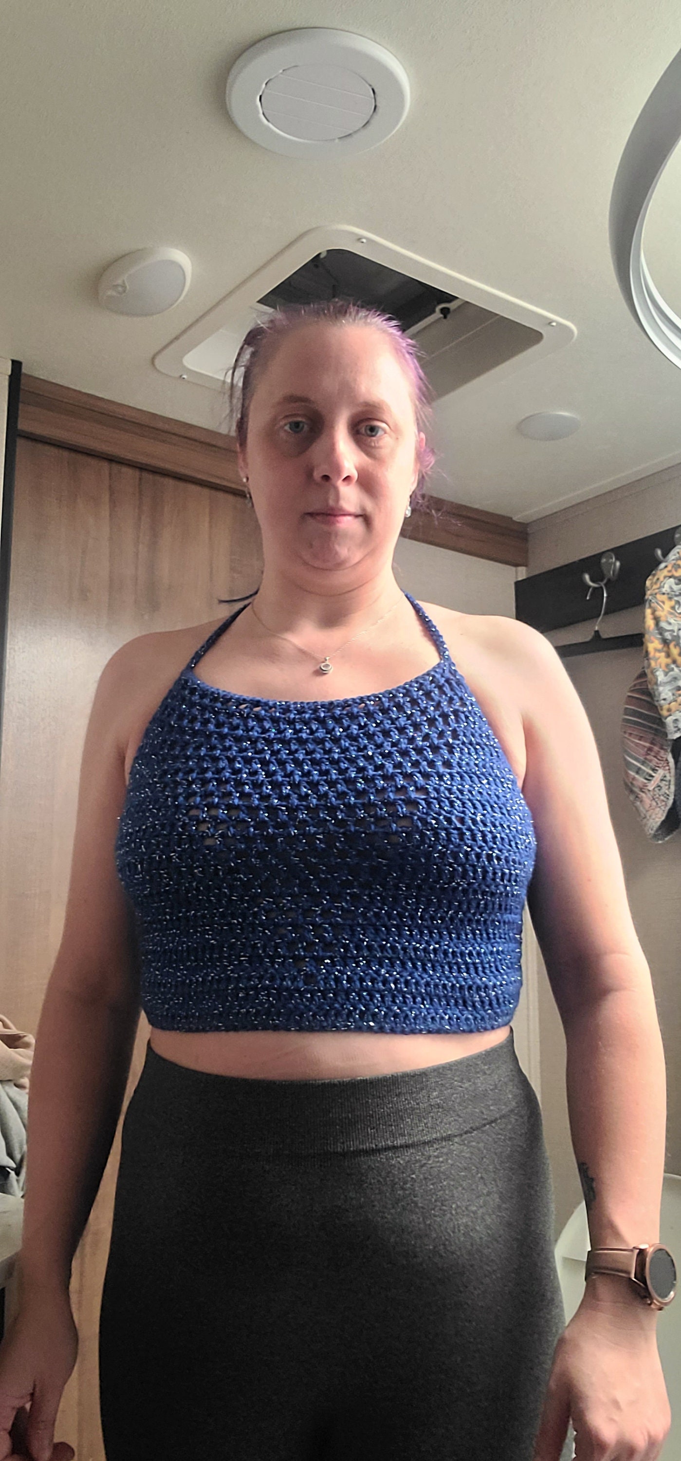 Crochet Mesh Crop Top - Etsy