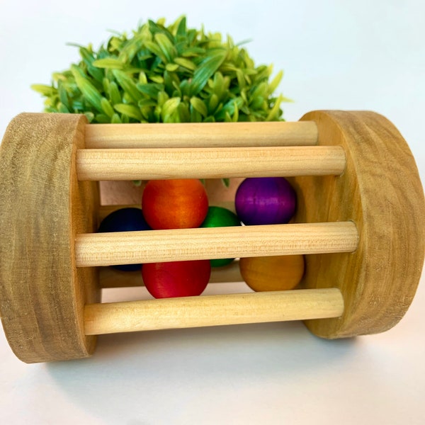 Wooden Baby Rattle - Etsy