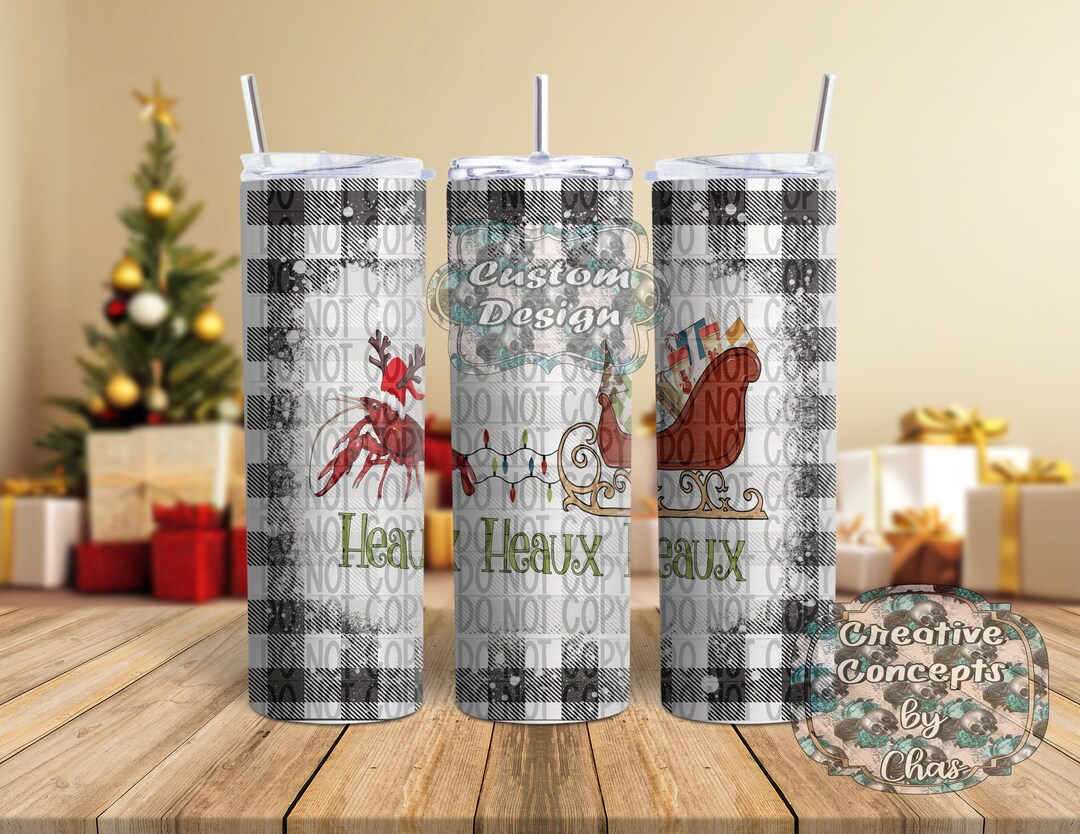 Heaux Heaux Heaux PNG Louisiana Cajun Christmas Crawfish Sleigh 20 ...