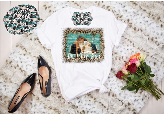 Digital Dirty Dancing Baby 'Frances' Houseman Digital Design Teal ...