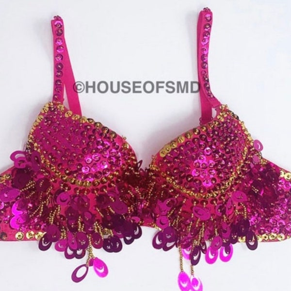 Belly Dance Bra - Etsy