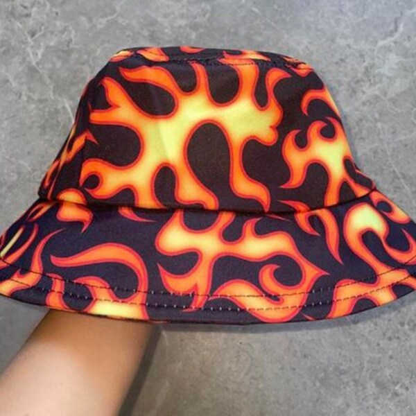 Flame Bucket Hat - Etsy