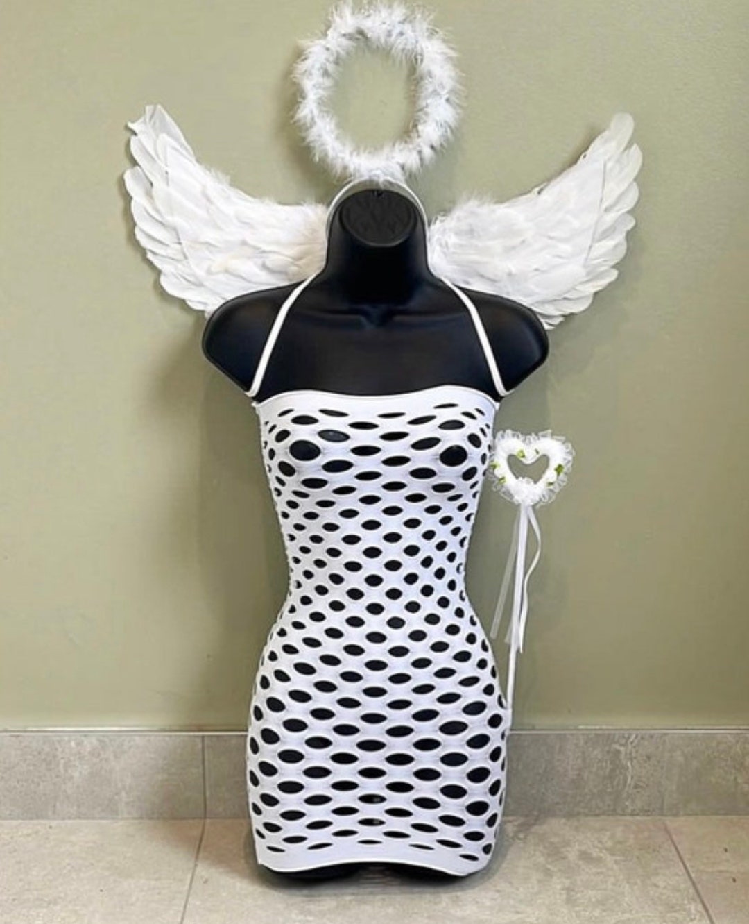White Angel Costume, Halloween Outfit, Angel Outfit, Halloween Costume ...