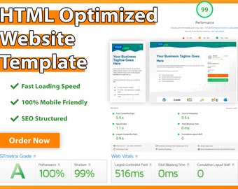 Html Fast Template - Etsy