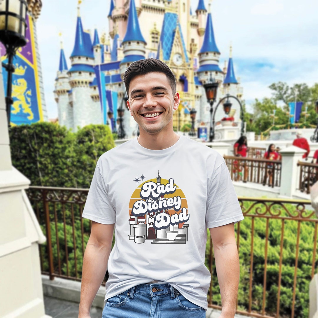Rad Magical Dad Tee Dad Family Matching WDW Shirt Magical Castle Father ...