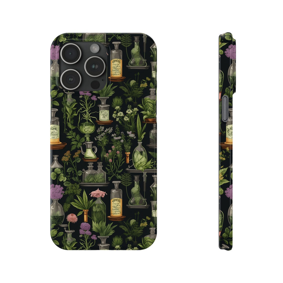 Vintage Herbology Magical Potions Phone Case - Etsy