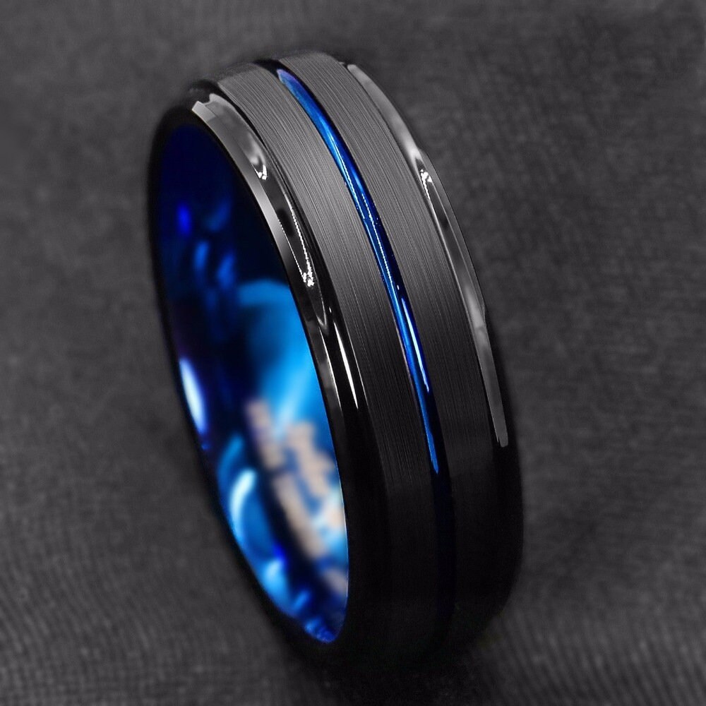 TRENDY RINGS, COOL Rings, Stainless Steel Band Modern Everyday Band ...