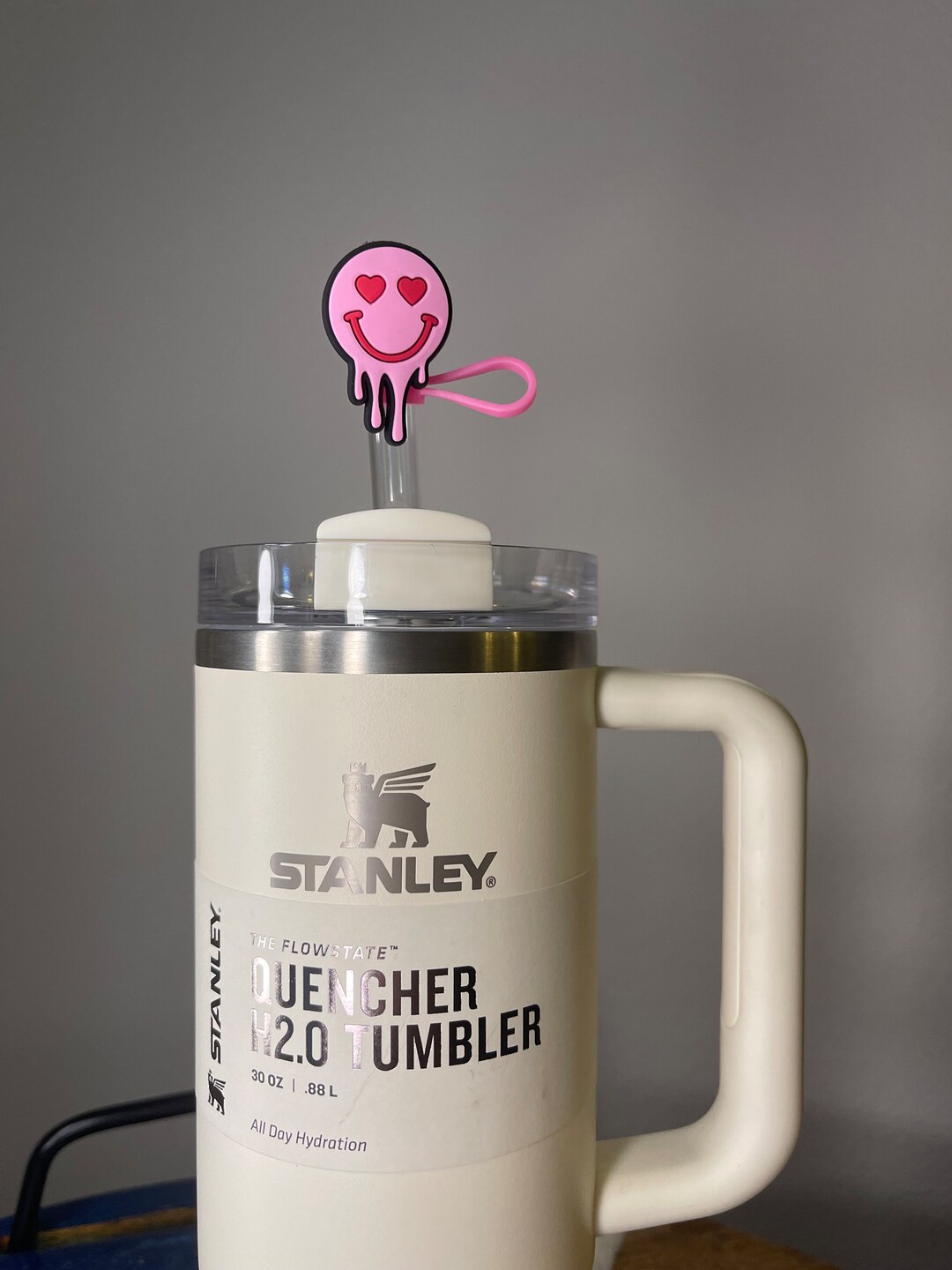 Drippy Smiley Stanley Topper - Etsy