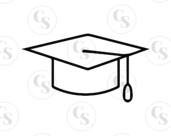 Graduation Cap Svg Graduation Hat Svg Graduation Svg School Svg High ...