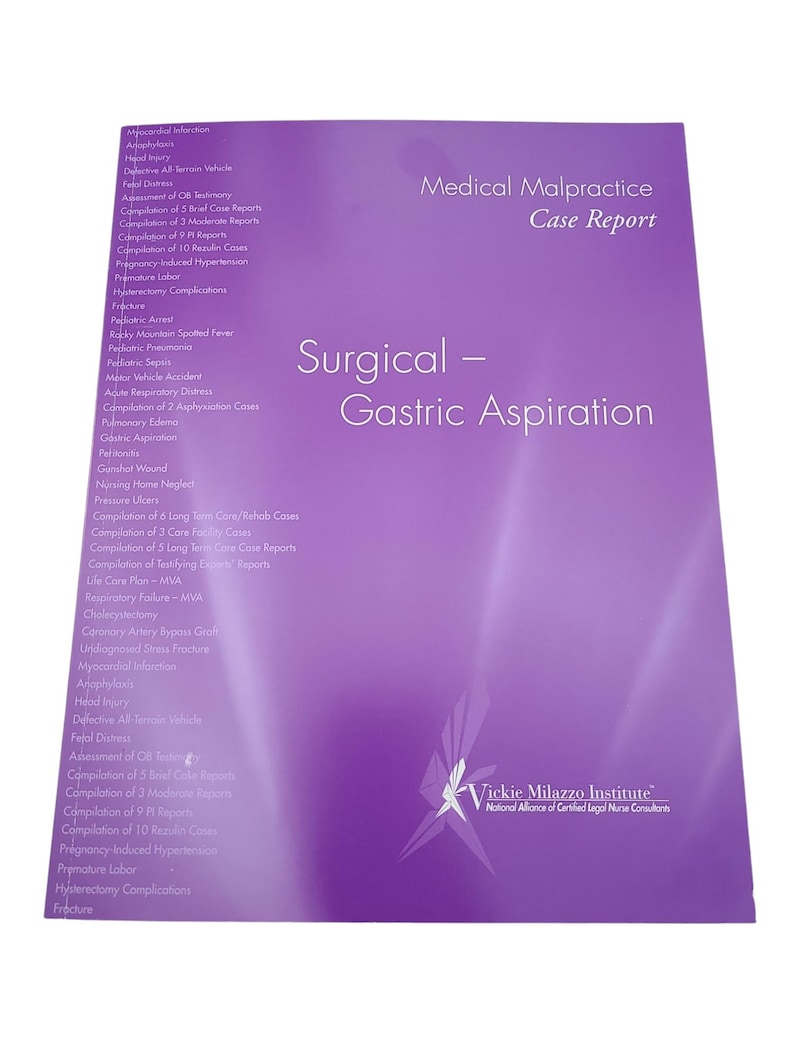 Surgical (gastric Aspiration) - Vickie Milazzo Institute - Etsy