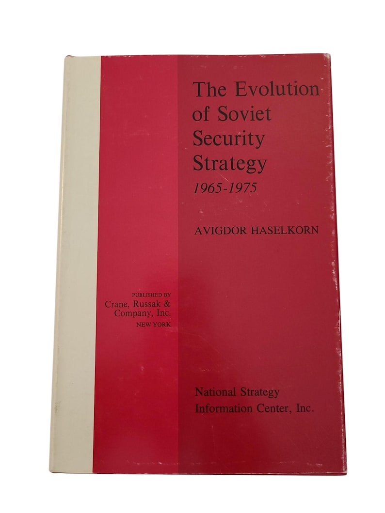 The Evolution of Soviet Security Strategy, 1965-1975 (1978) - Etsy