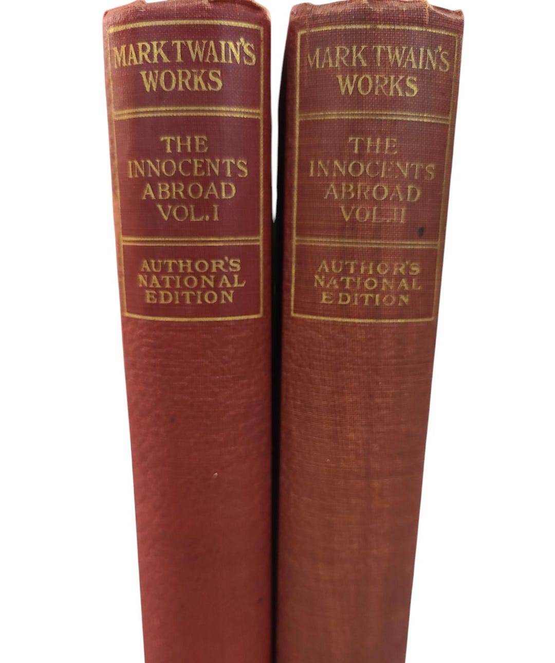 Mark Twain's Works - the Innocents Abroad, Vol. I & II (1899) - Etsy