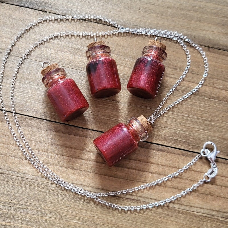 Blood Vial Necklace - Etsy