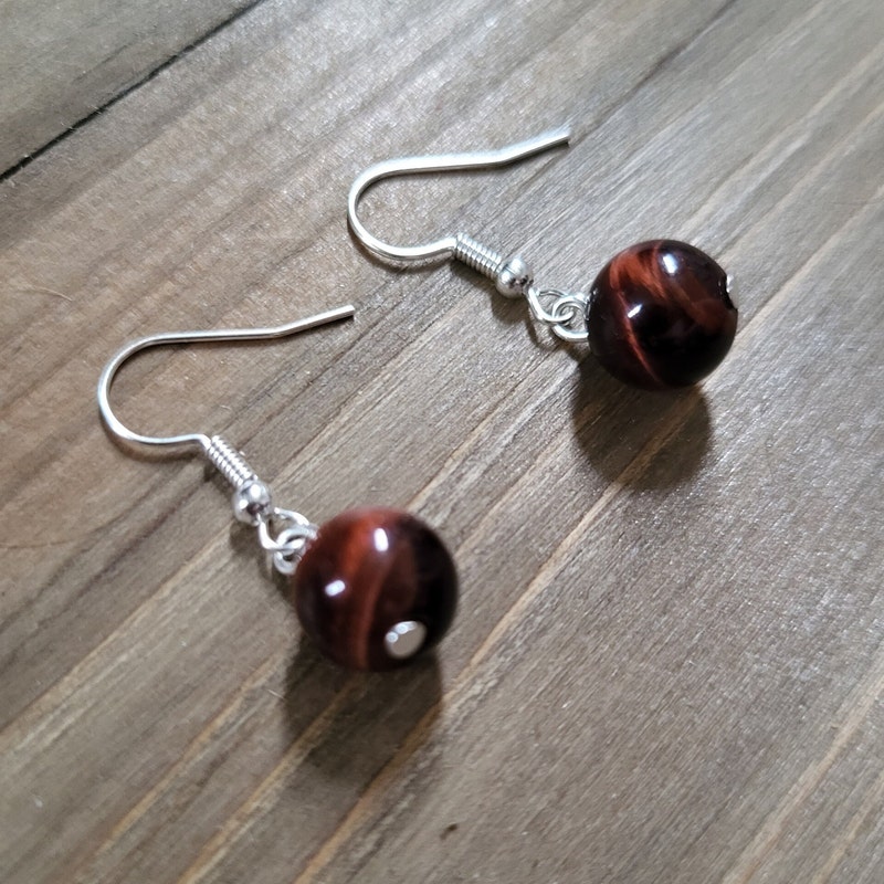 Natural Cat Eye Earring - Etsy