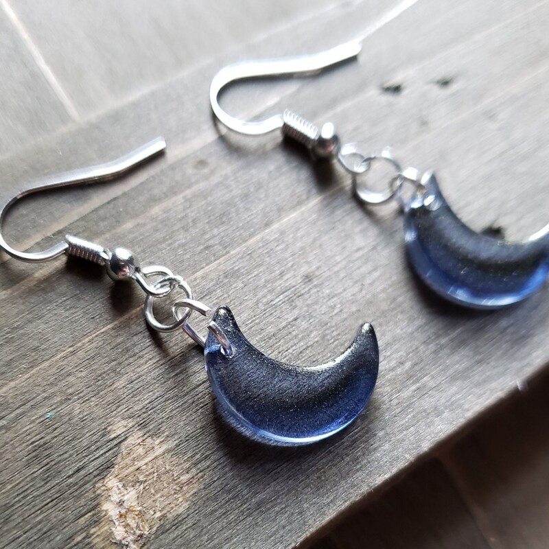 Moon Earrings - Etsy