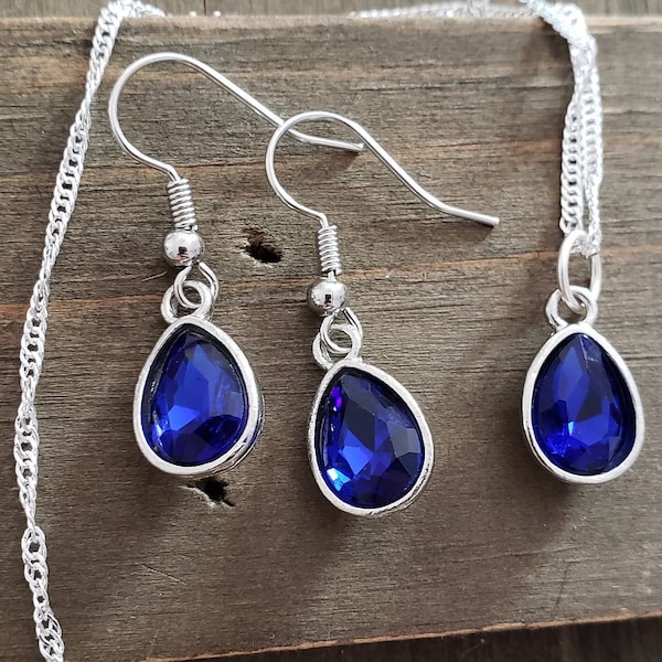 Royal Blue Jewelry Set - Etsy